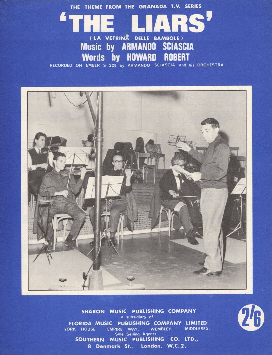 The Liars Theme From The ITV Television Show MINTSheet Music | Ephemera ...