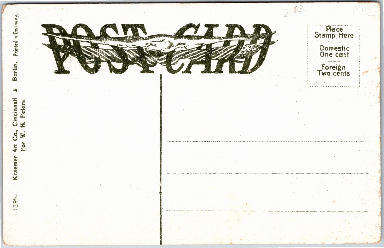 Vintage Postcard Made in Germany Scene Shelving Rock at Madison Indiana ...