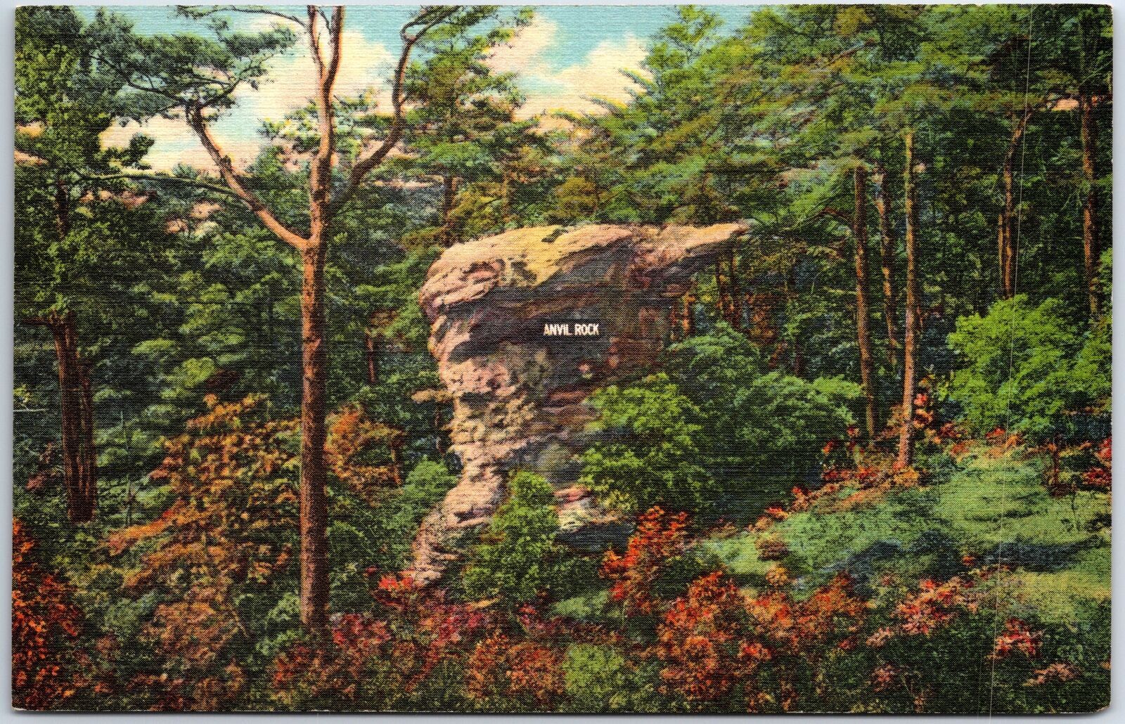 Vintage Postcard Anvil Rock Rock City Gardens Lookout Mountain | Other ...
