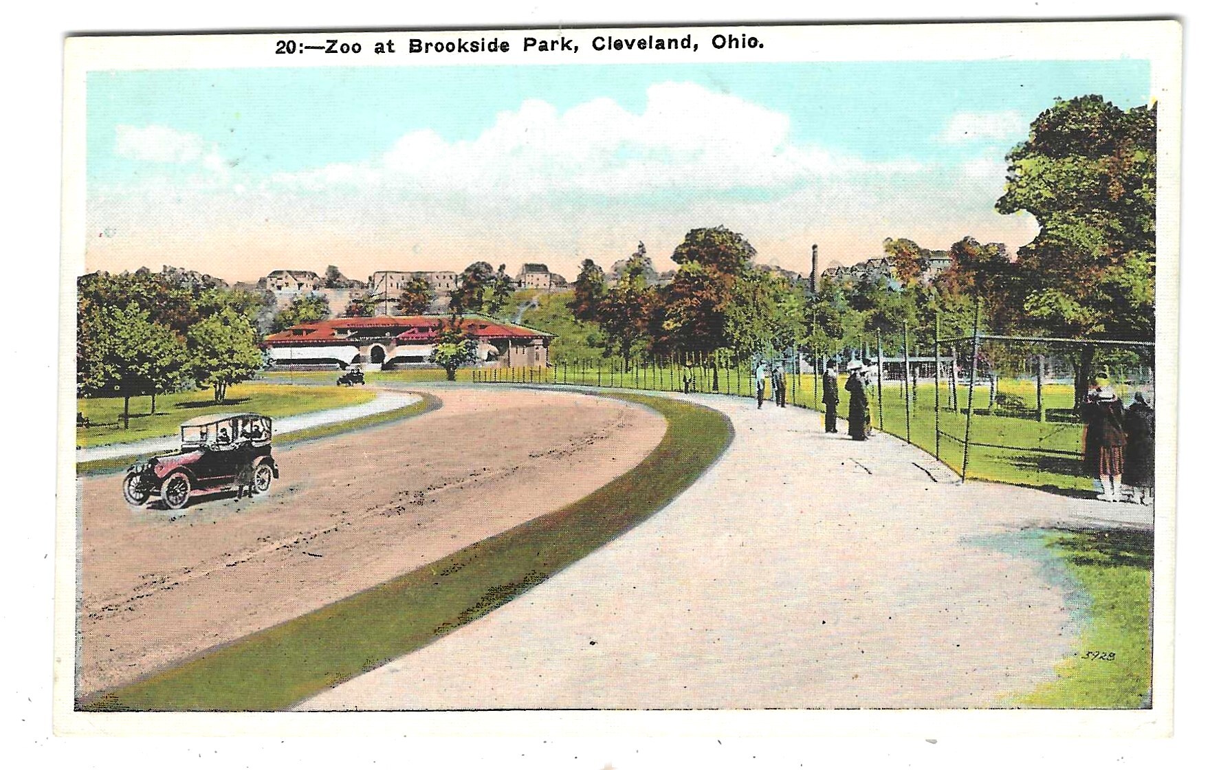 Zoo at Brookside Park, Cleveland, Ohio, white border | United States ...
