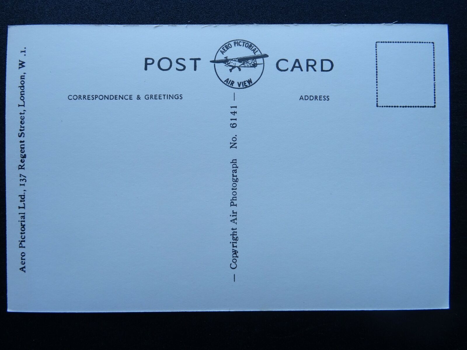 Devon Aerial View DAWLISH The Seafront - Old RP Postcard by Aero ...