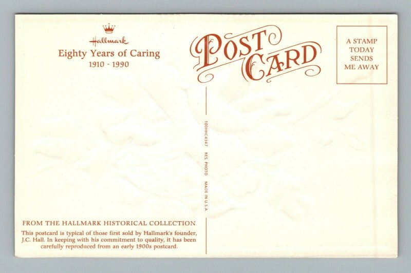 Greetings, Eighty Years of Caring, 90s Hallmark Postcard | Other ...