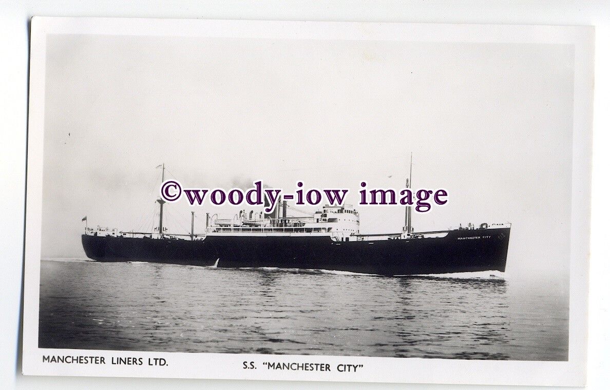 cb0910 - Manchester Liners Cargo Ship - Manchester City - postcard ...