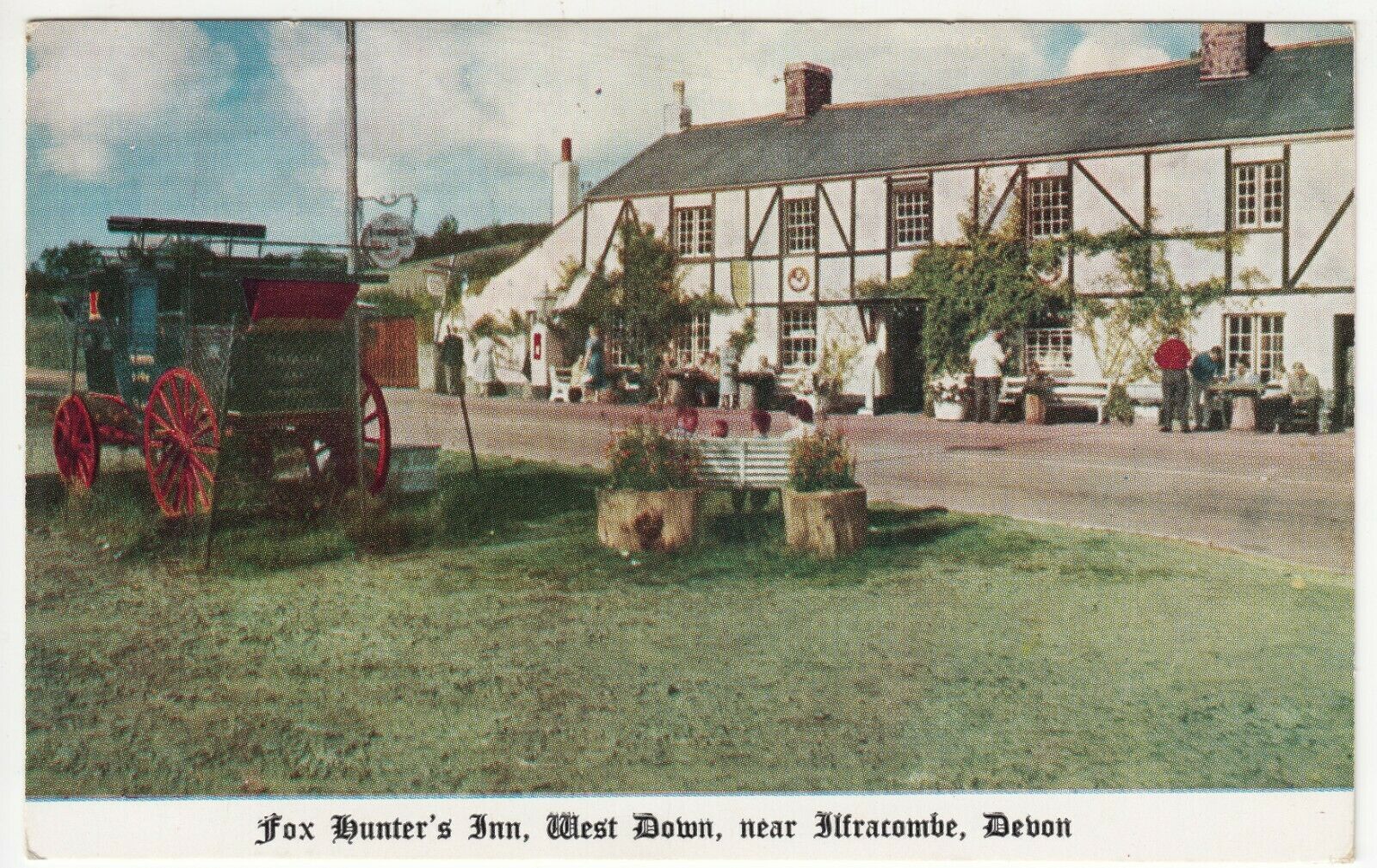Devon; Foxhunter's Inn West Down, Nr Ilfracombe PPC, Unposted, c 1950's ...