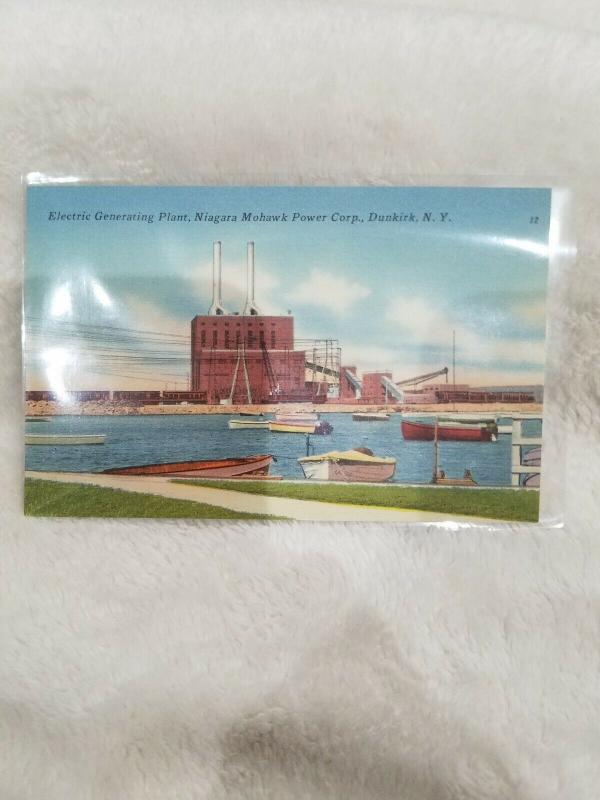 Antique Postcard Electric Generating Plant, Niagara Mohawk Power Co ...