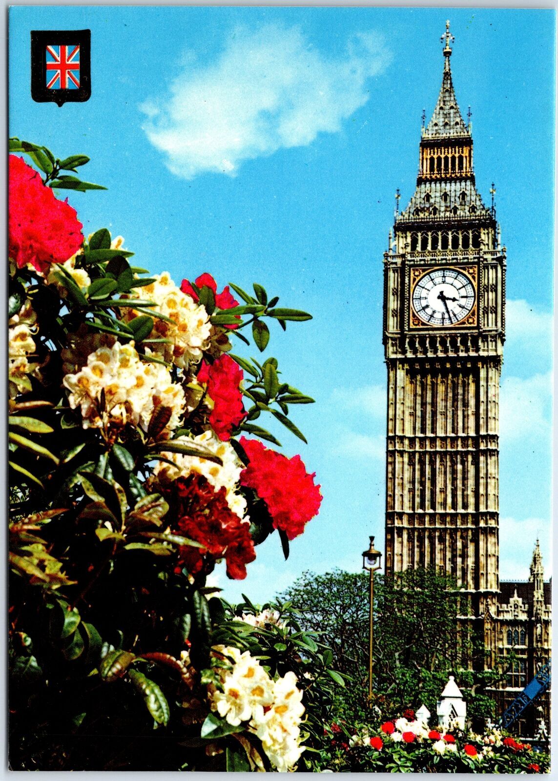 Vintage Continental Sized Postcard London's BIG BEN Tower Block of ...