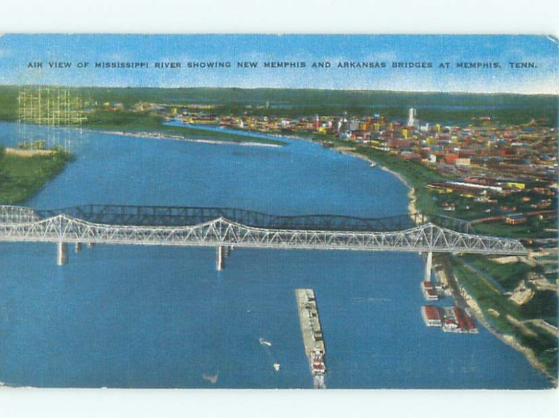Linen RIVER SCENE Memphis Tennessee TN AE6334 | United States ...