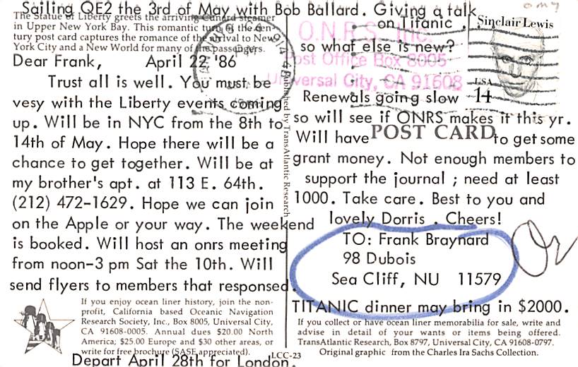 Cunard Line, Upper New York Bay White Star Line Cunard Reproduction ...