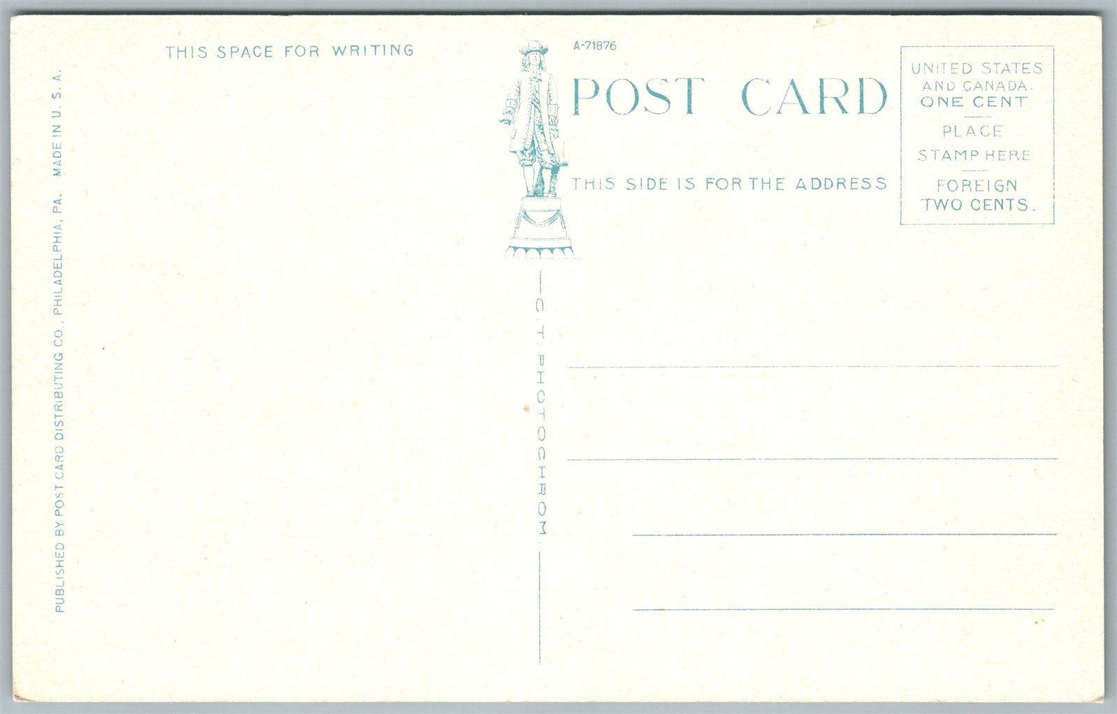 Atlantic City NJ Bird's EYE View Light House & Inlet Antique Postcard ...