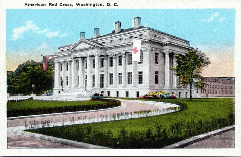 1915 Washington DC Postcard American Red Cross Building B.S. Reynolds ...