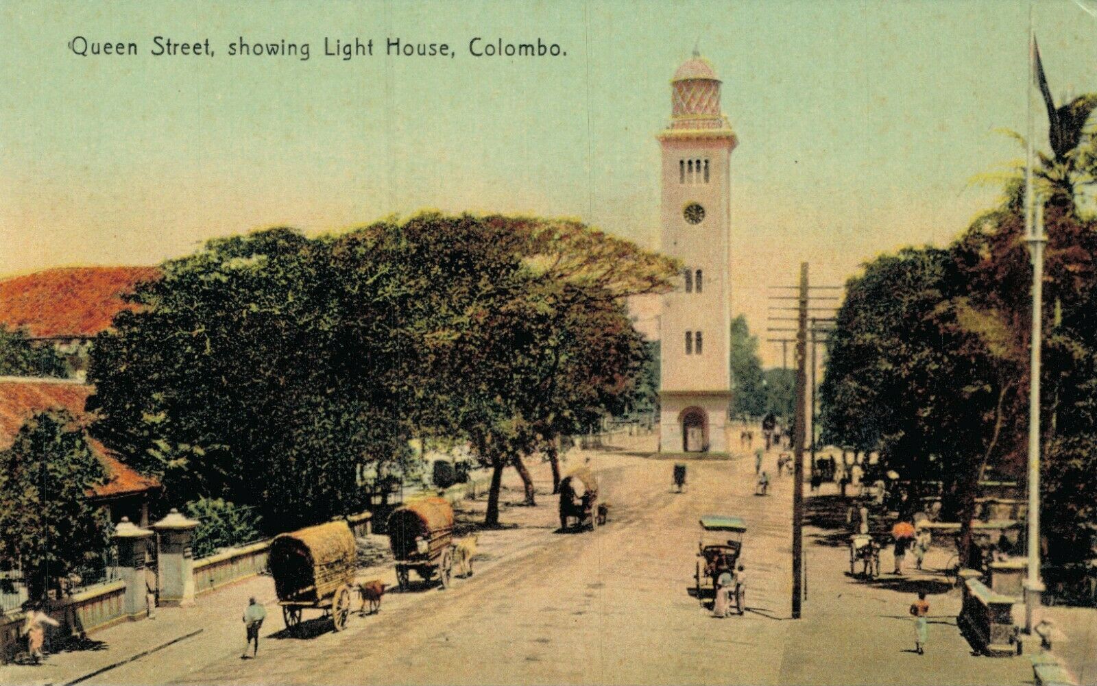 Sri Lanka Queen Street Showing Light House Colombo Ceylon 06.05 | Other ...