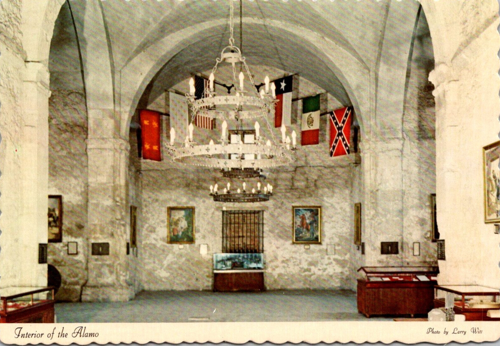 Texas San Antonio The Alamo Interior View | United States - Texas - San ...