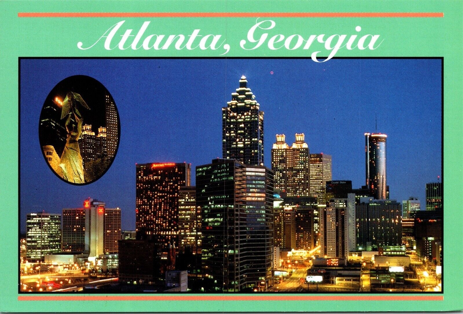 Atlanta Georgia Capital Phoenix Statue Shermans Famous March Sea Chrome ...