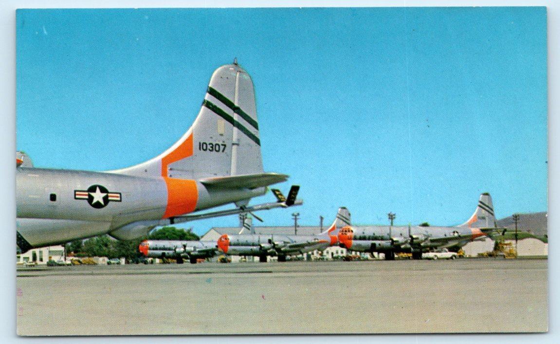 3 Postcards MARCH AIR FORCE BASE, CA~ Strategic Air Command B-47 & KC ...