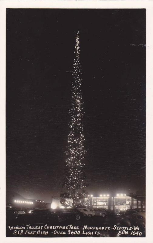 RP,World's Tallest Christmas Tree, Northgate, Seattle, | United States ...