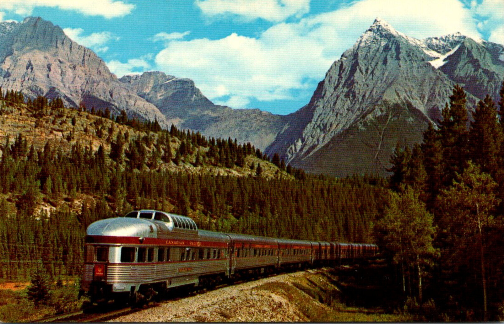 Canada Trains Canadian Pacific Scenic Dome Streamliner "The Canadian ...