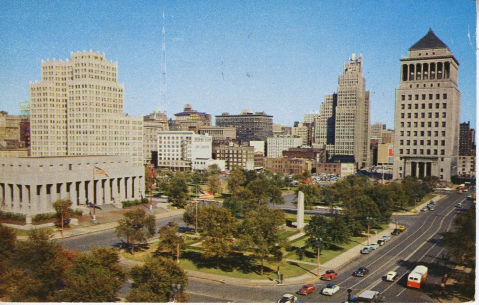 Downtown St. Louis Missouri MO ~ Saint Louis c1960 Postcard | United ...