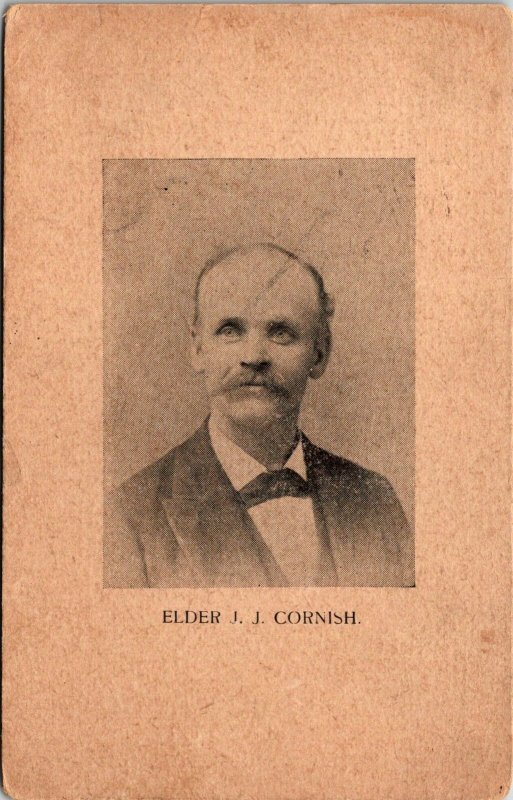 Vintage Postcard Portrait of Elder J. J. Cornish Missionary 1800s ...