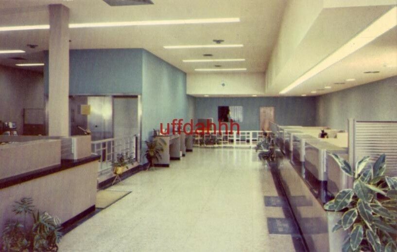 interior view THE CARTHAGE BANK, CARTHAGE, MS. erected 1958 | United ...