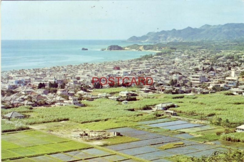 Continental-Size View of Nago City, Largest Town in Northern Okinawa ...