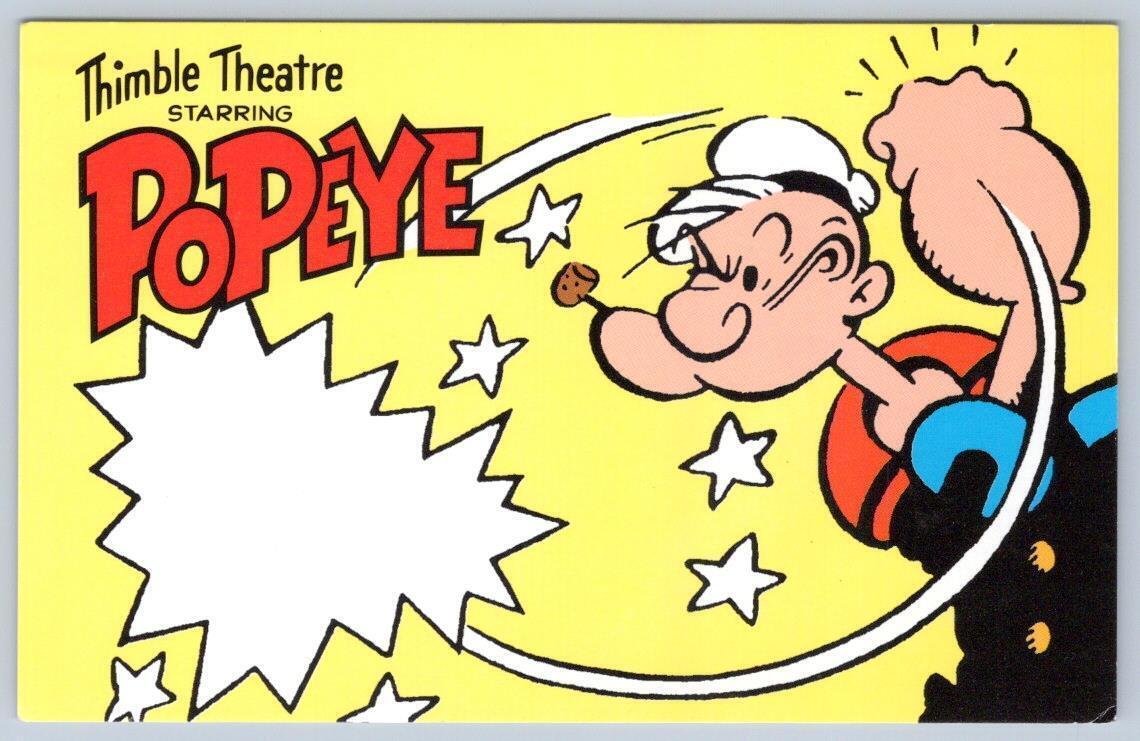 Thimble Theatre Popeye by E.C. Segar 1995 Usps Comic Strip Series ...