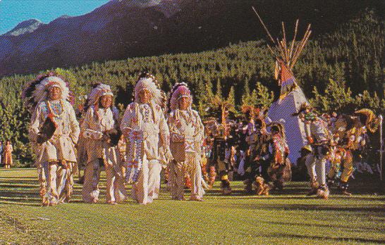 Canada Alberta Banff Indian Days Celebration Stony Indian Tribe ...