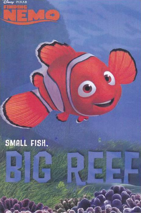 Nemo, Small Fish, Big Reef, from Disney Pixar Movie "Finding Nemo ...