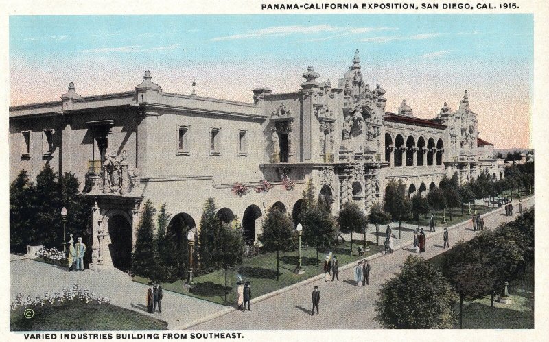 Vintage Postcard Panama California Expo 1915 View of Varied Industries ...