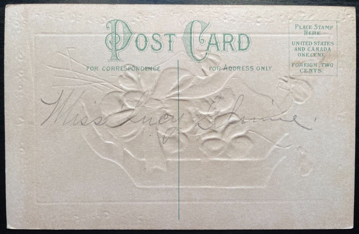 Vintage Victorian Postcard 1910 Loves Token - Violets on Candy Box ...