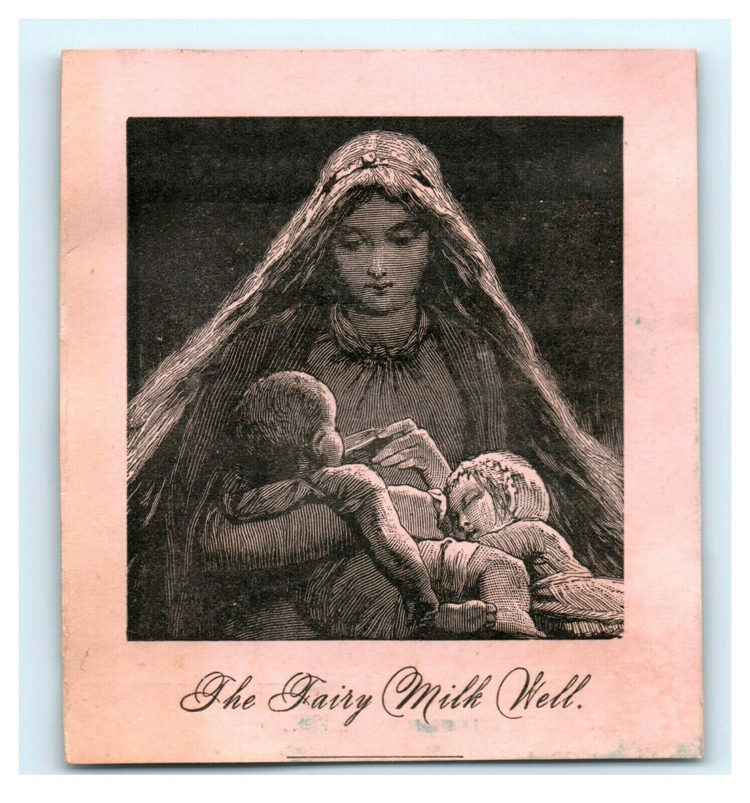 1880s Alice B. Stockham & Co. "The Fairy Milk Well" Identification Card ...