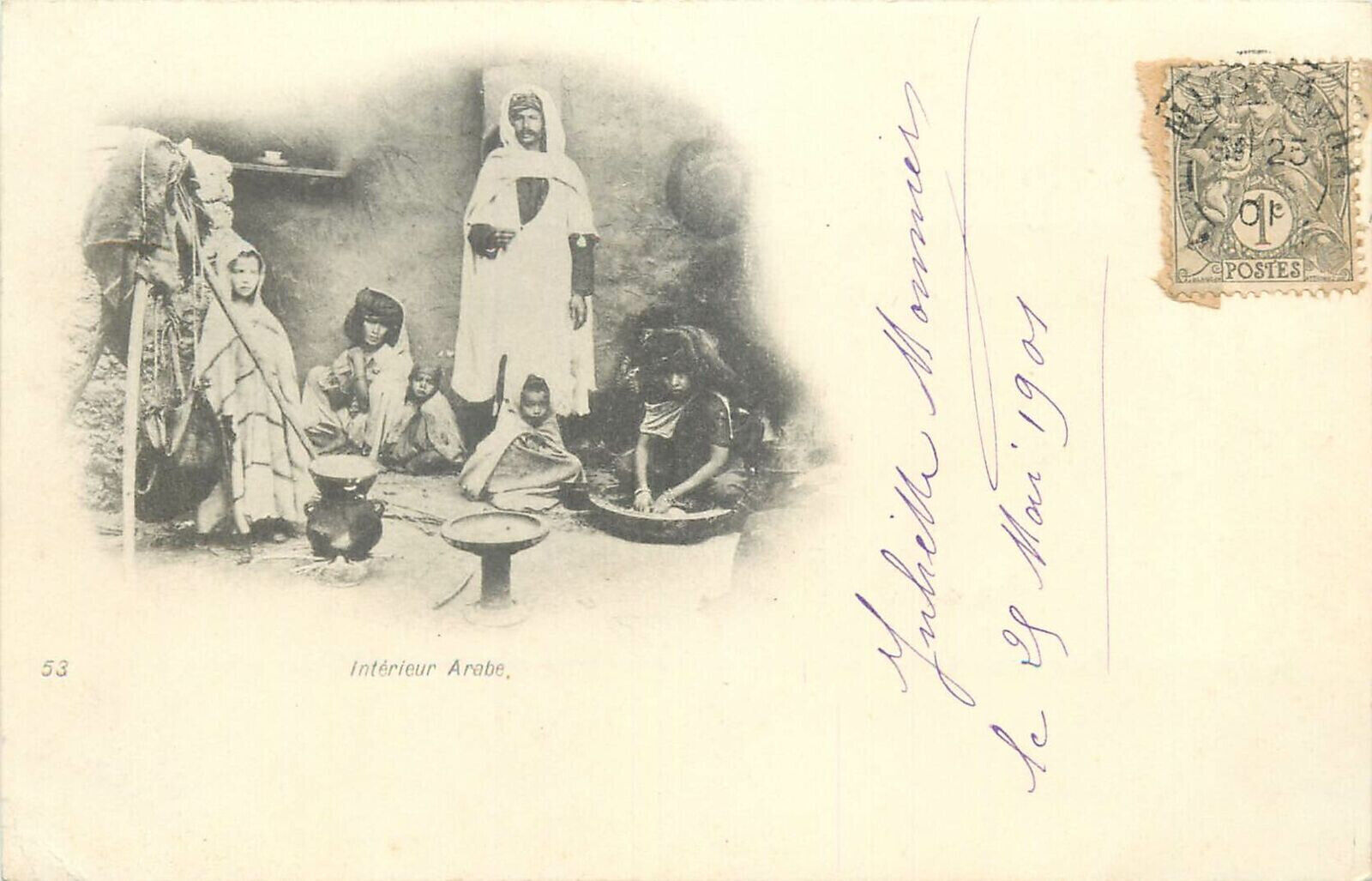 Lot of 5 vintage postcards North Africa scenes and types Arab community life | Africa - Algeria ...