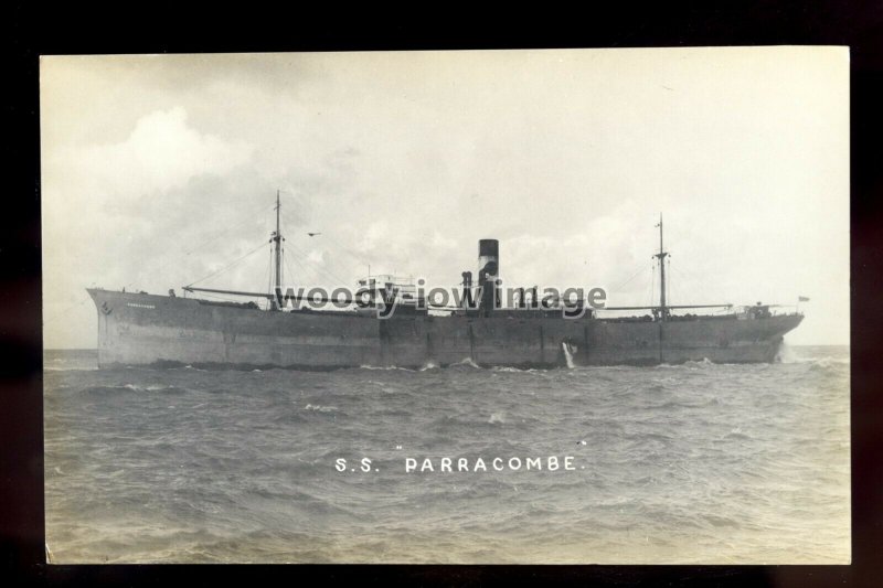 bf1208 - Stanhope Cargo Ship - Parracombe , built 1928 - postcard B ...
