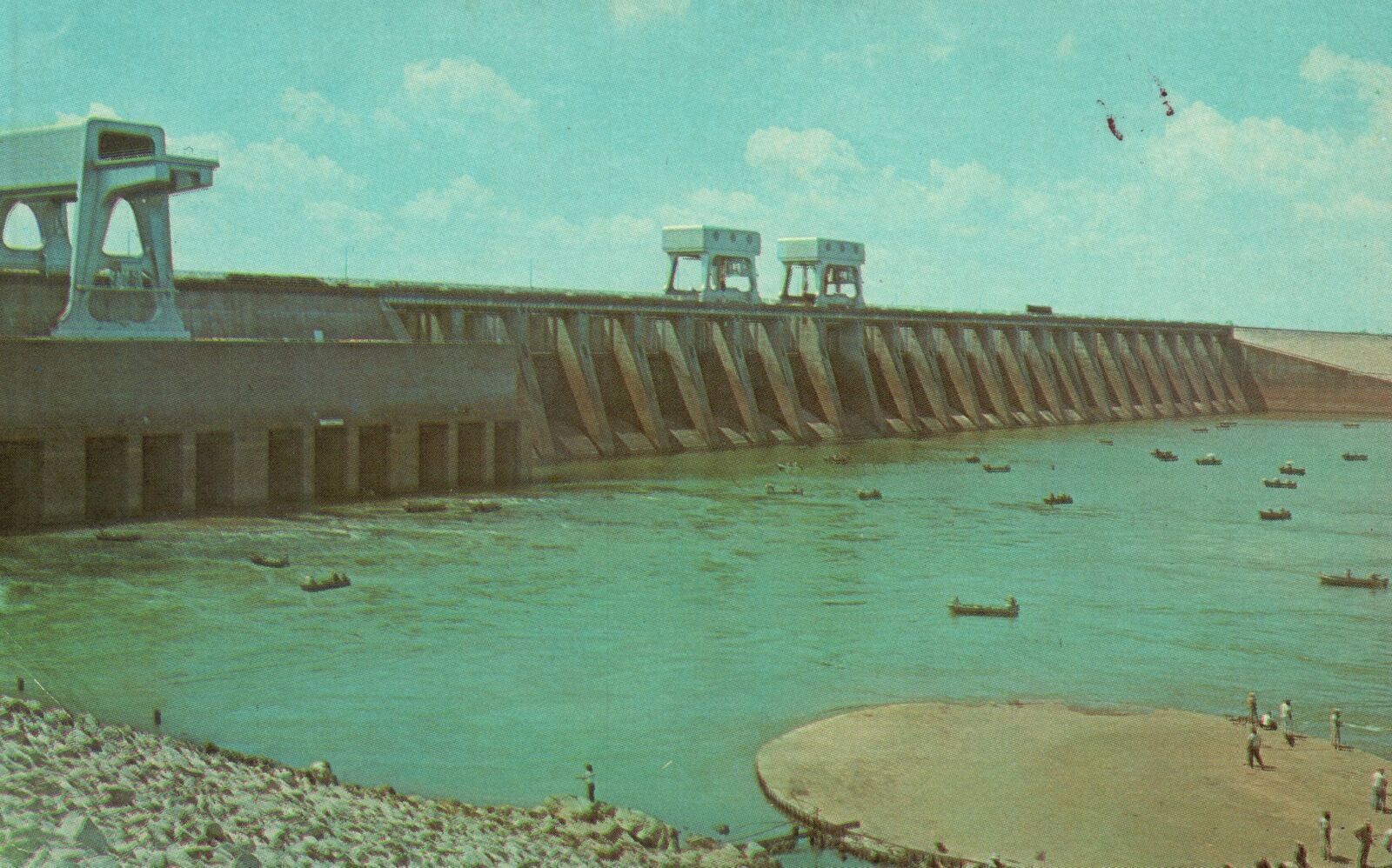Vintage Postcard Kentucky Dam Village State Park Gilbertsville Kentucky ...