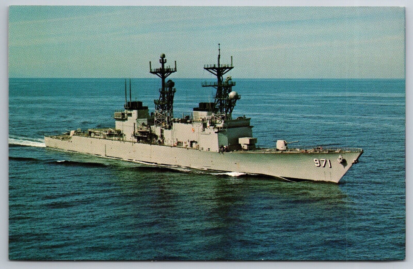 U.S.S. David R Ray DD 971 Navy Spruance Class Destroyer Photo Postcard ...