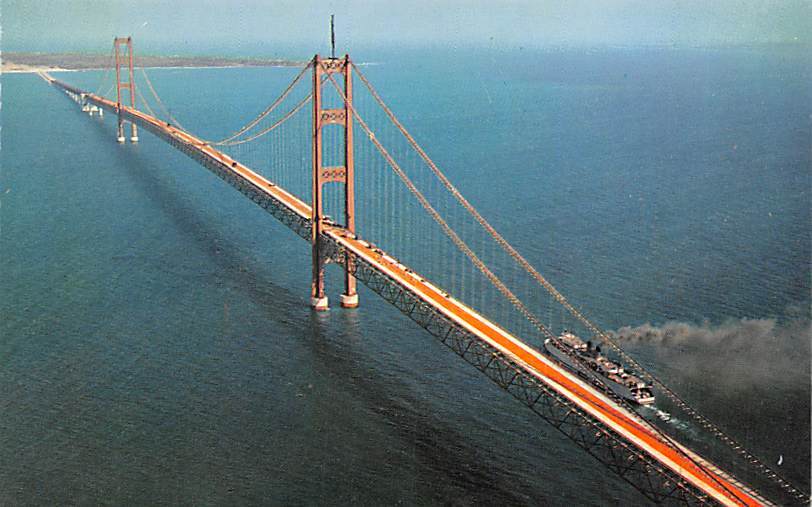 The Mackinac Bridge Longest Suspension Bridge In World - Mackinac ...