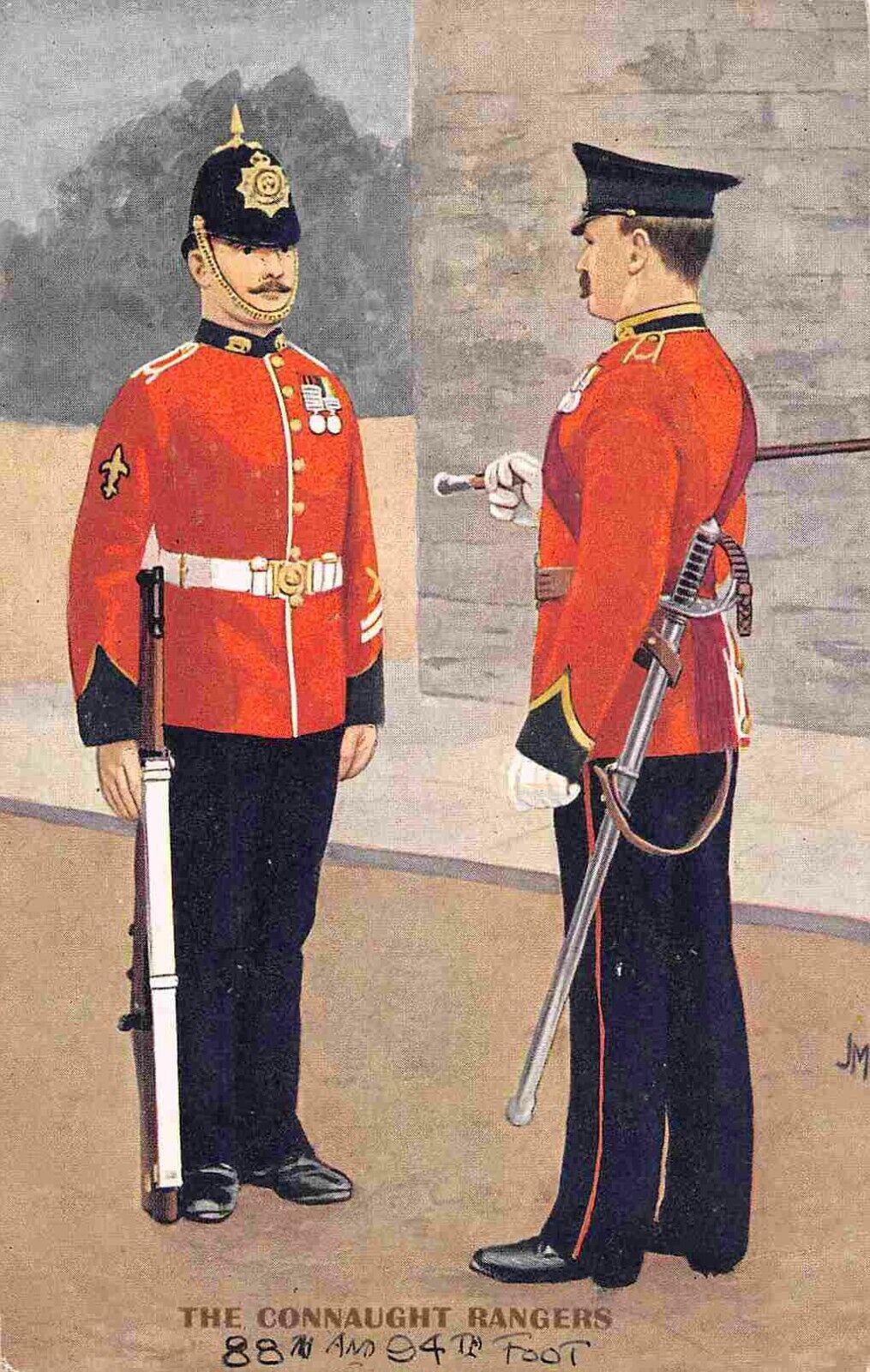 Connaught Rangers Irish 88th 94th Infantry British Army Military 1910s ...