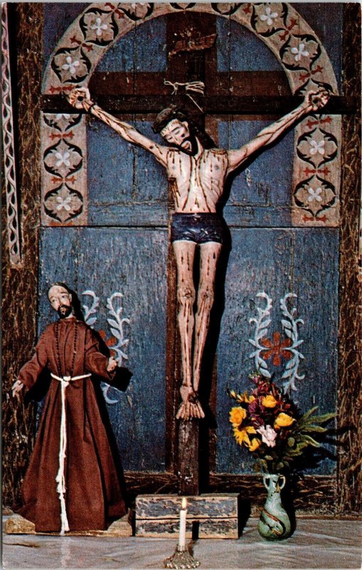 Crucified Christ Santo East Altar Historic Trampas Church New Mexico ...