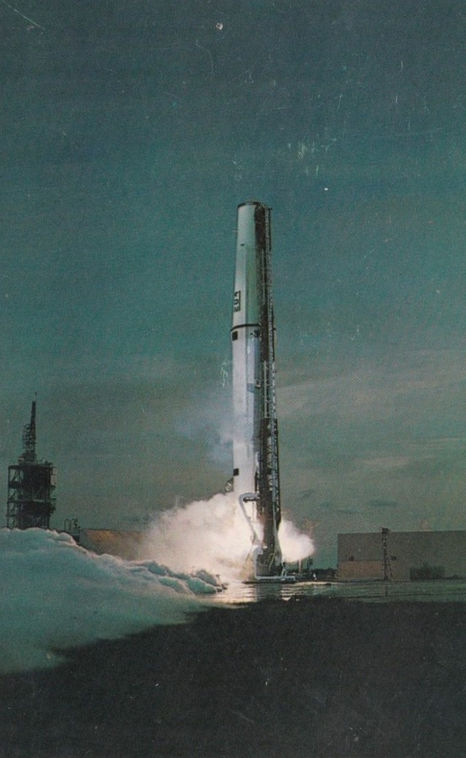 SPACE ; USAF "THOR" Missilelaunch , Cape Canaveral , Florida , 1960s ...