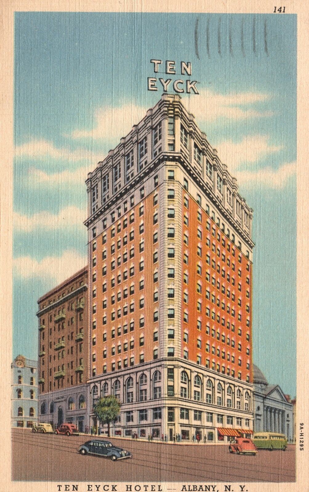 Vintage Postcard 1944 Ten Eyck Hotel Landmark Albany New York C. W ...