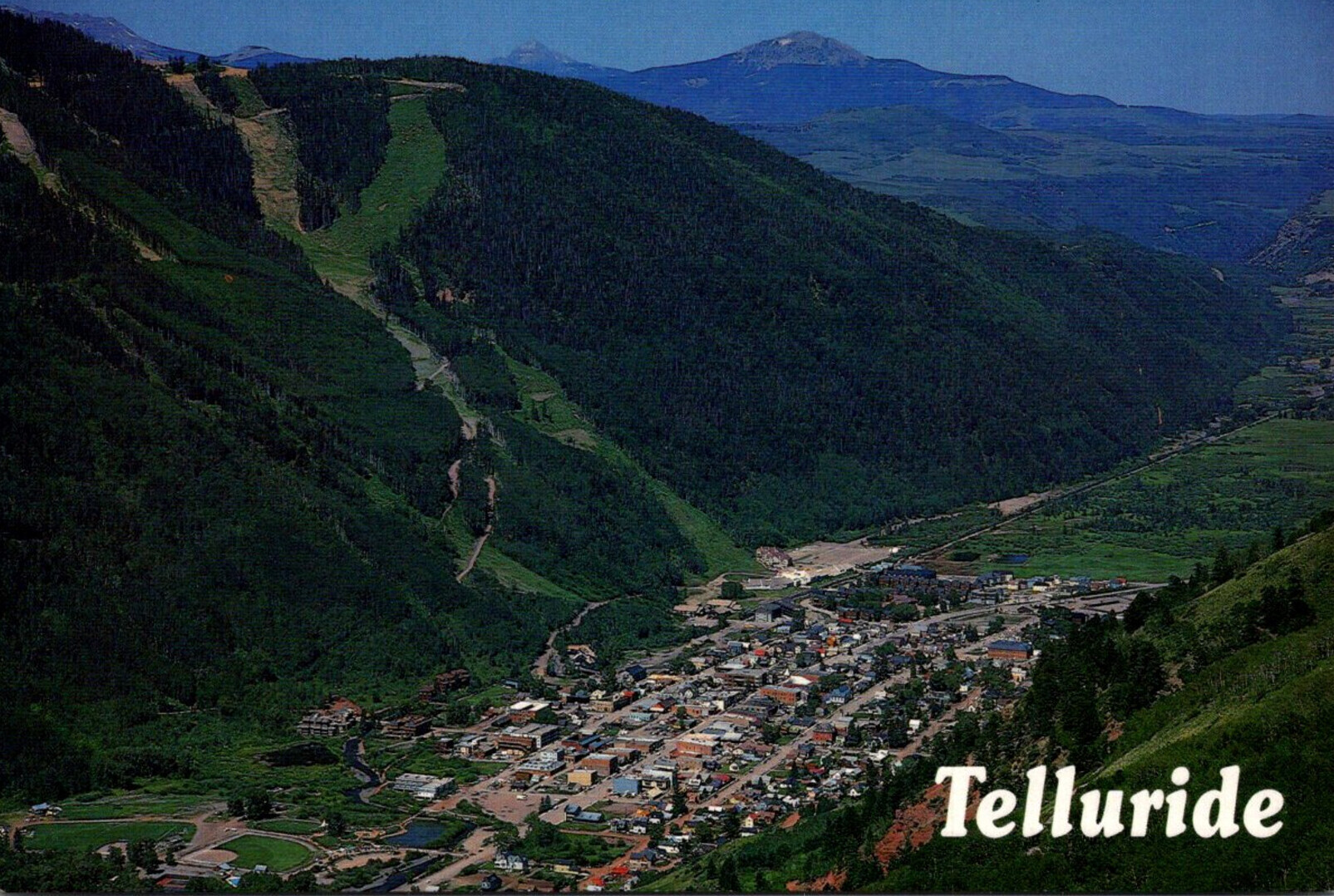 Colorado Telluride Aerial View From The Tomboy Mine Road | United ...