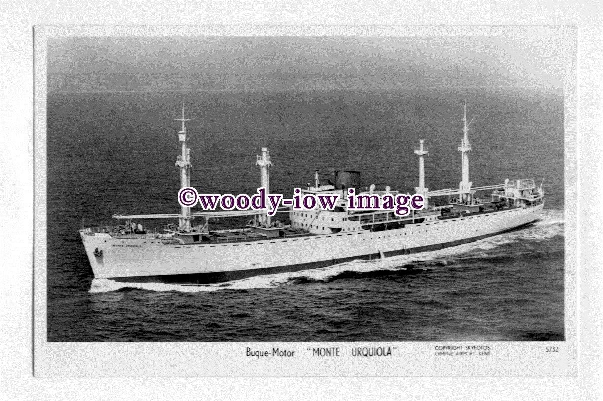 pf4592 - Spanish Cargo Ship - Monte Urquiola , built 1949 - postcard ...