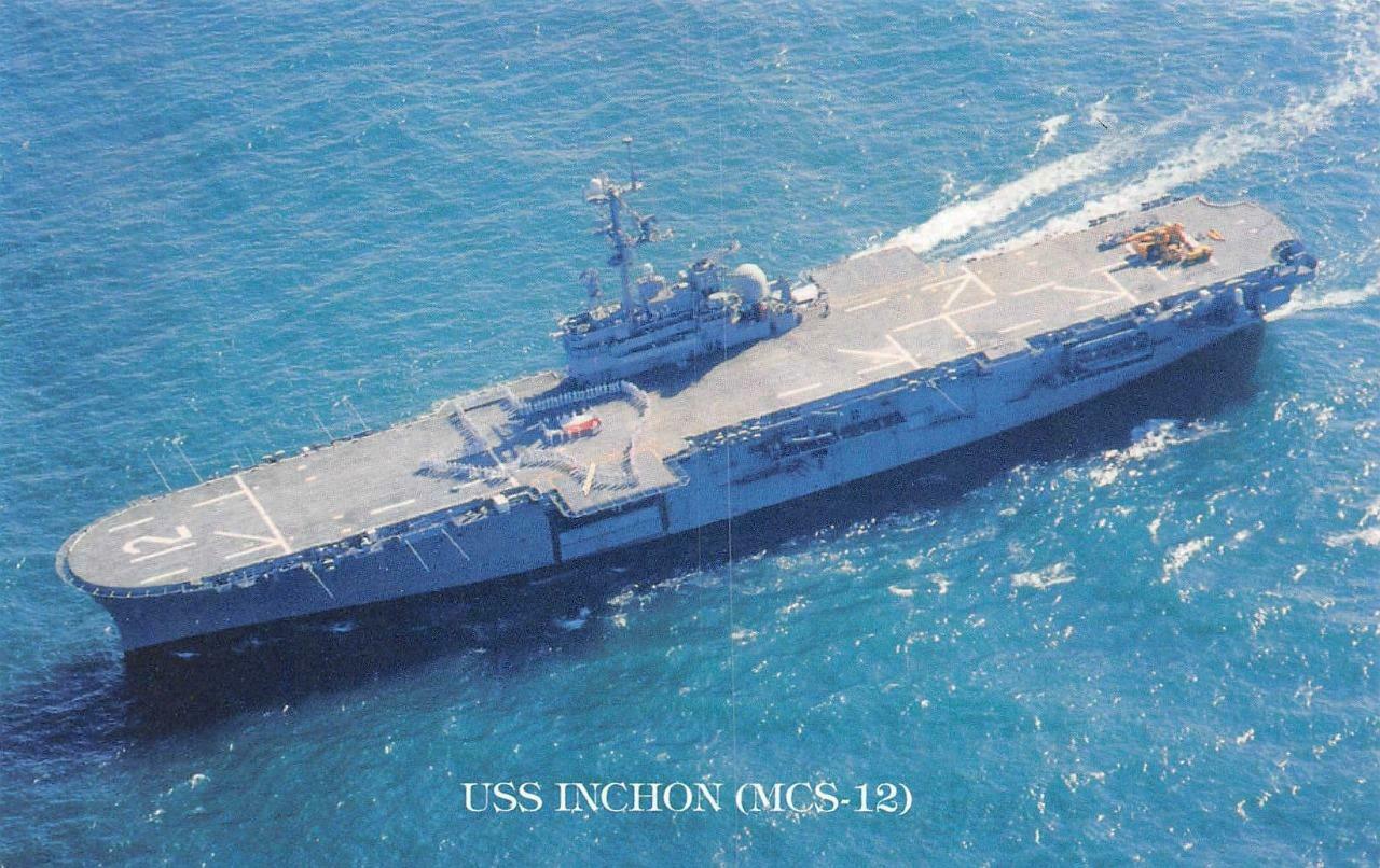 Navy USS INCHON Iwo Jima Amphibious Assault Ship~Ingalls Shipbuilding ...