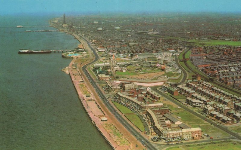 Blackpool From Manchester Airport Views 1970s Postcard | Europe ...