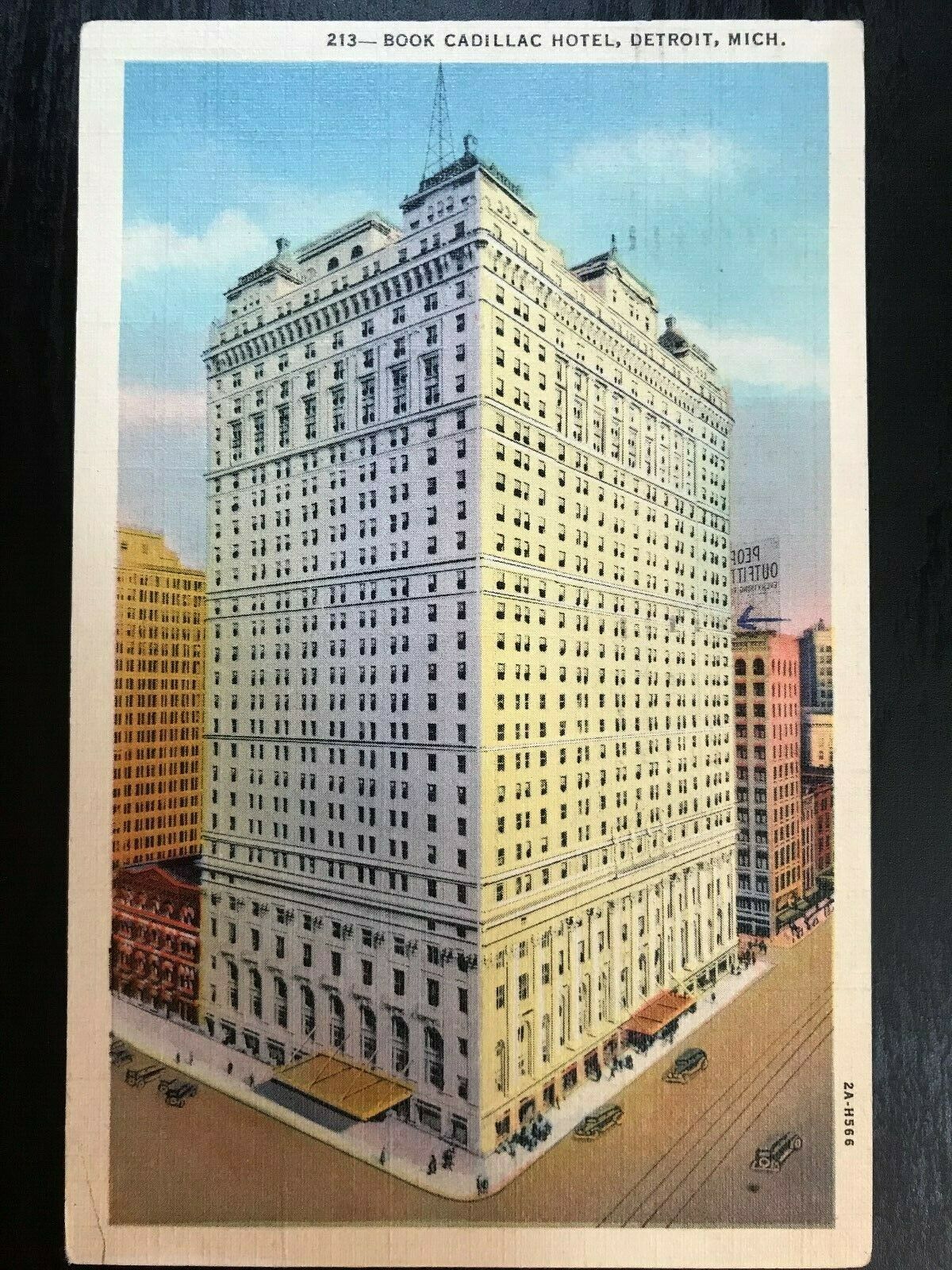 Vintage Postcard 1950 Book Cadillac Hotel Detroit Michigan | United ...