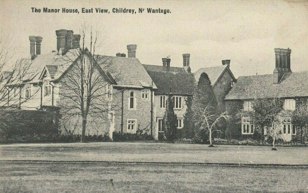 Oxfordshire - Childrey, The Manor House east view old postcard | Europe ...