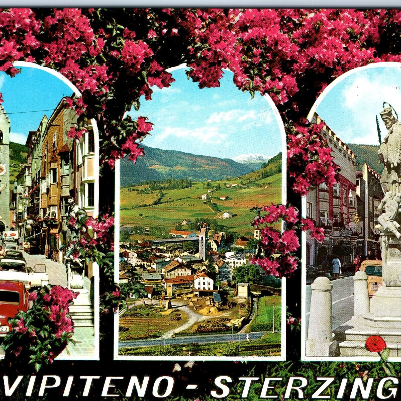 c1970s Vipiteno-Sterzing, Italy Town Views Flowers Mountains Chrome 4x6 ...