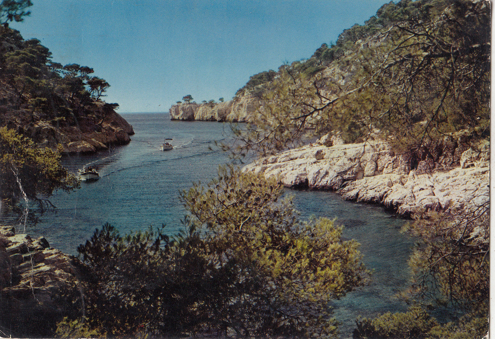 BF22007 cassis sur mer b du r la calanque de port pin france front/back ...