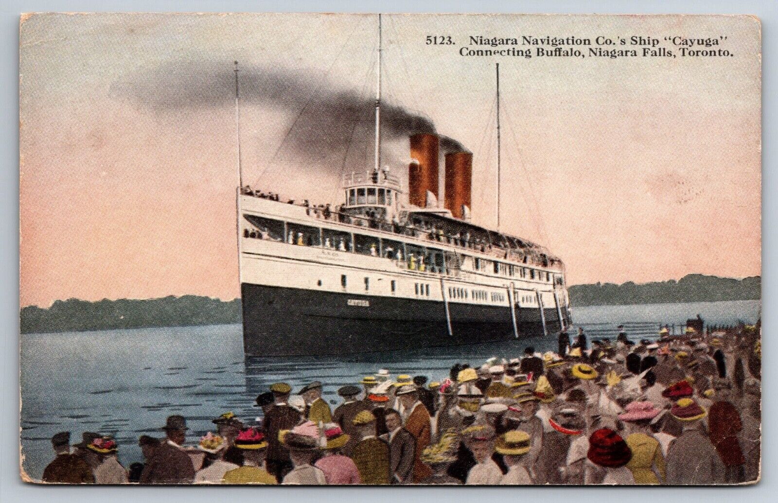 Buffalo Niagara Falls Toronto Postcard Cayuga Ship Niagara Navigation ...