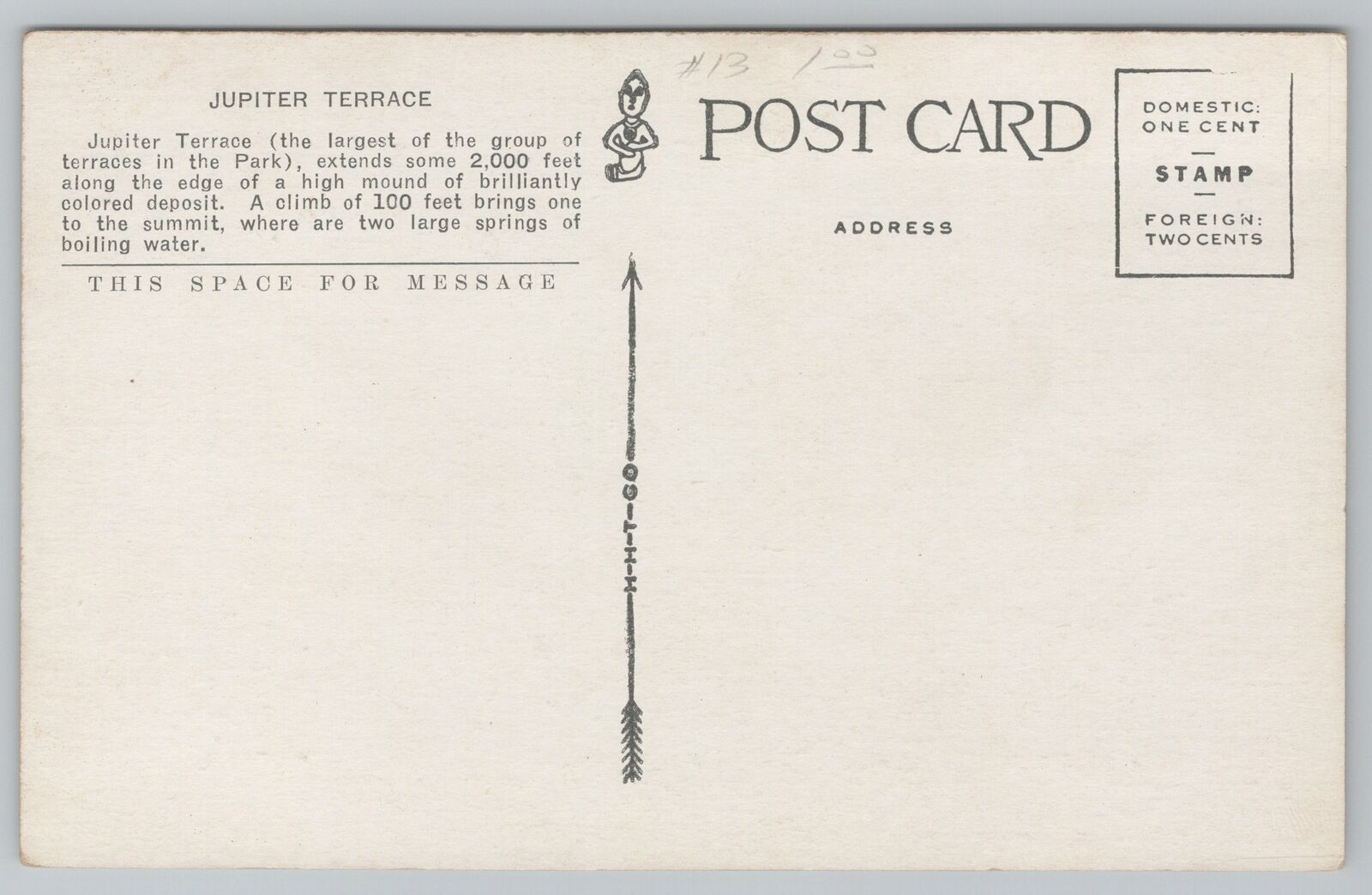 National & State Parks~Jupiter Terrace @ Yellowstone Park~Vintage ...