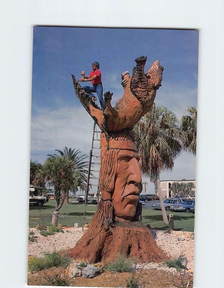 B-199254 Sculptor Peter "Wolf" Toth's Trail of the Whispering Giants ...